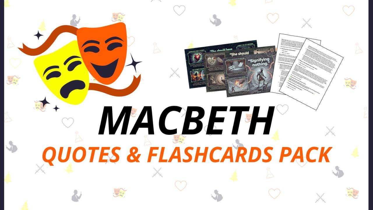Macbeth Quotes & Flashcards Pack