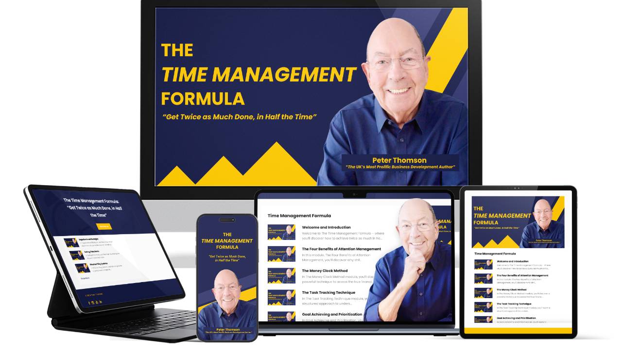 Time Management Formula: Boost Productivity Peter Thomson’s Strategies