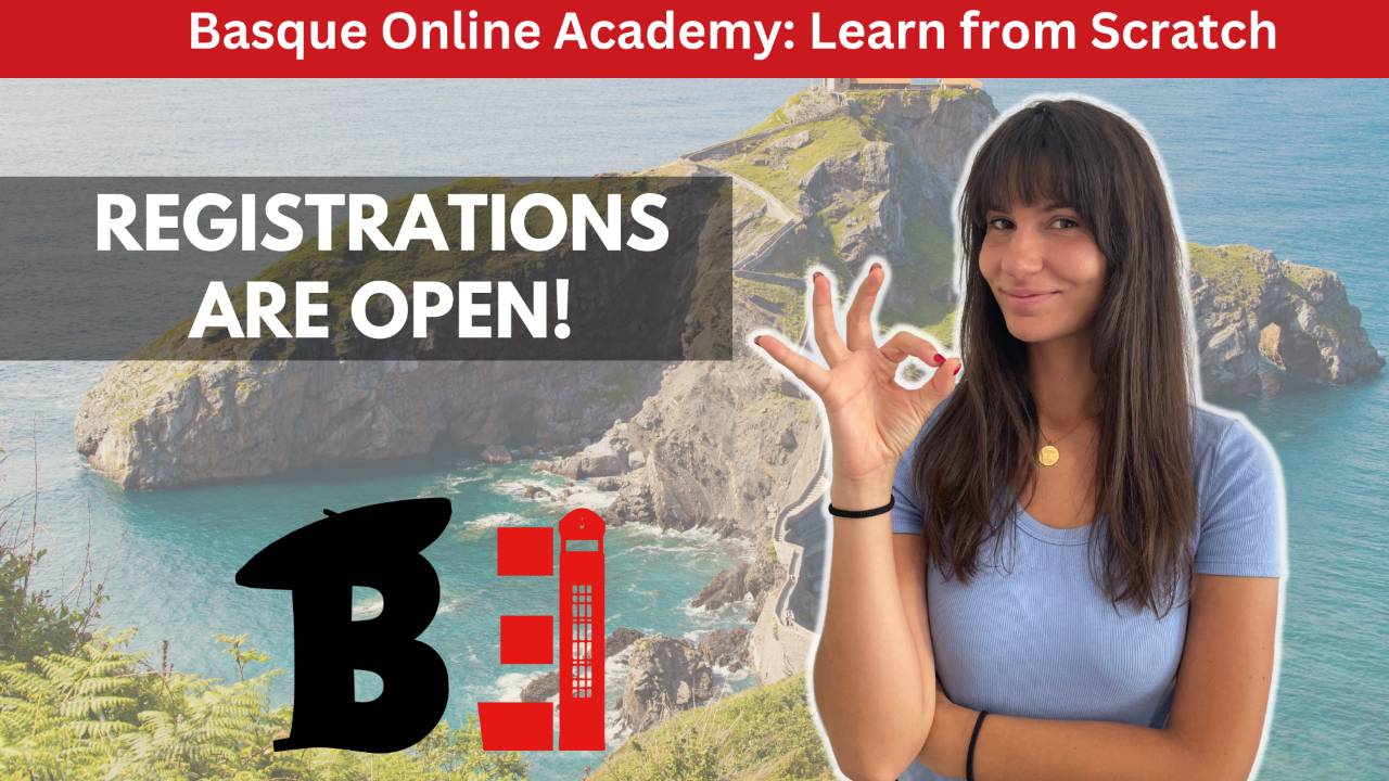 Join my Basque Online Academy!