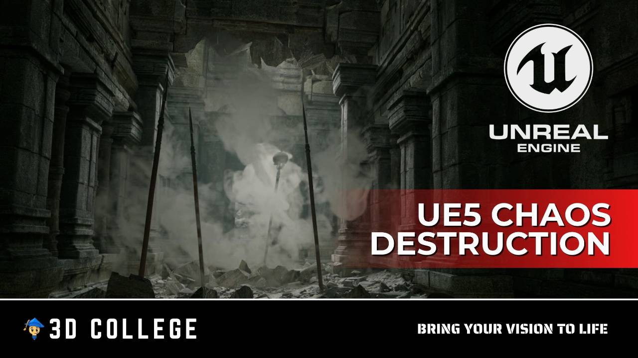 Unreal Engine 5 Chaos Destruction Course!