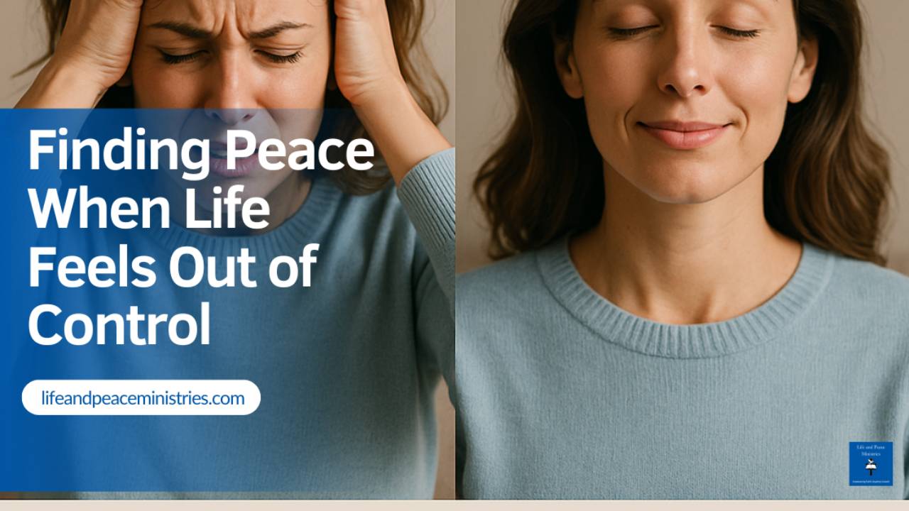 Finding Peace When Life Feels Out of Control as a Christian Mom