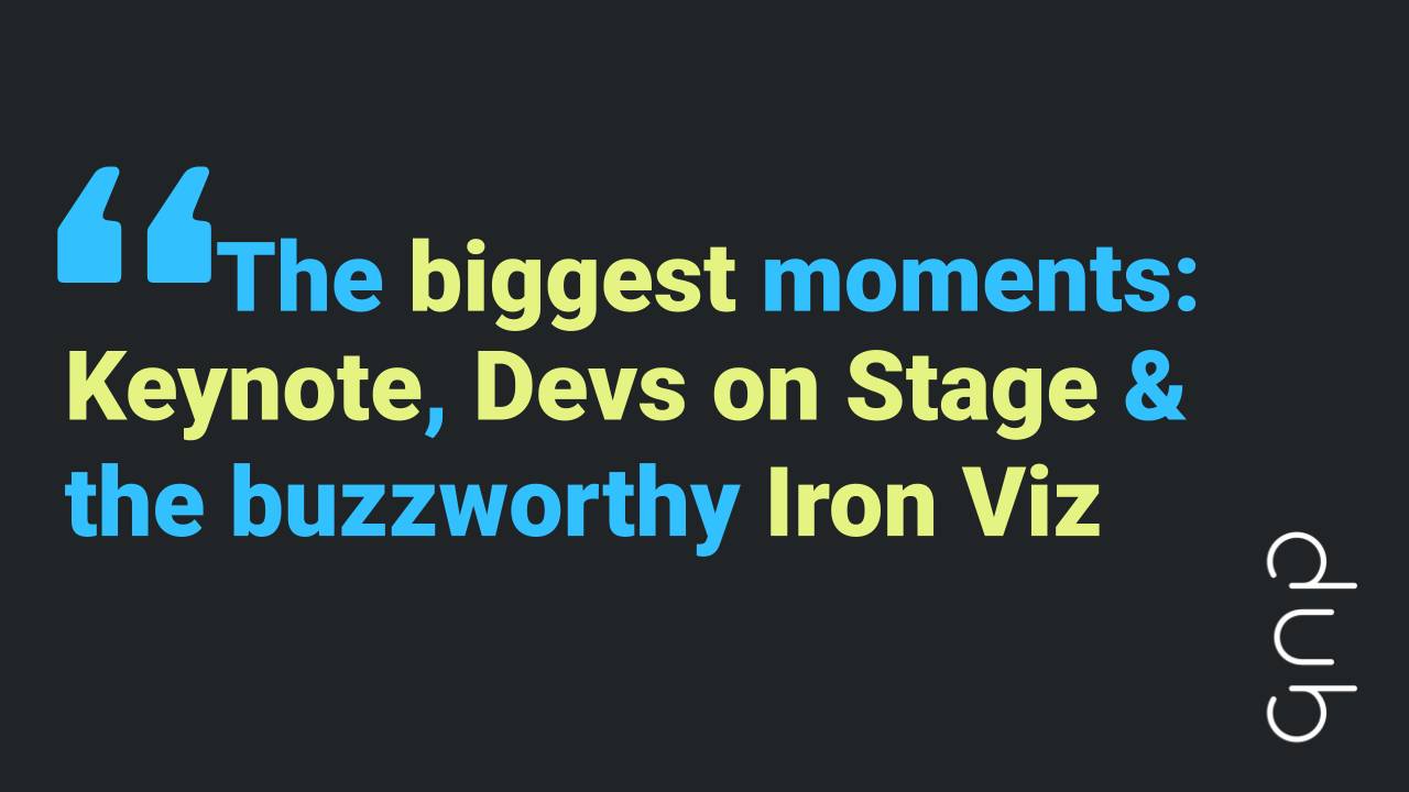 Tableau Conference 2025: Keynote, Devs on Stage, Iron Viz | Data & AI