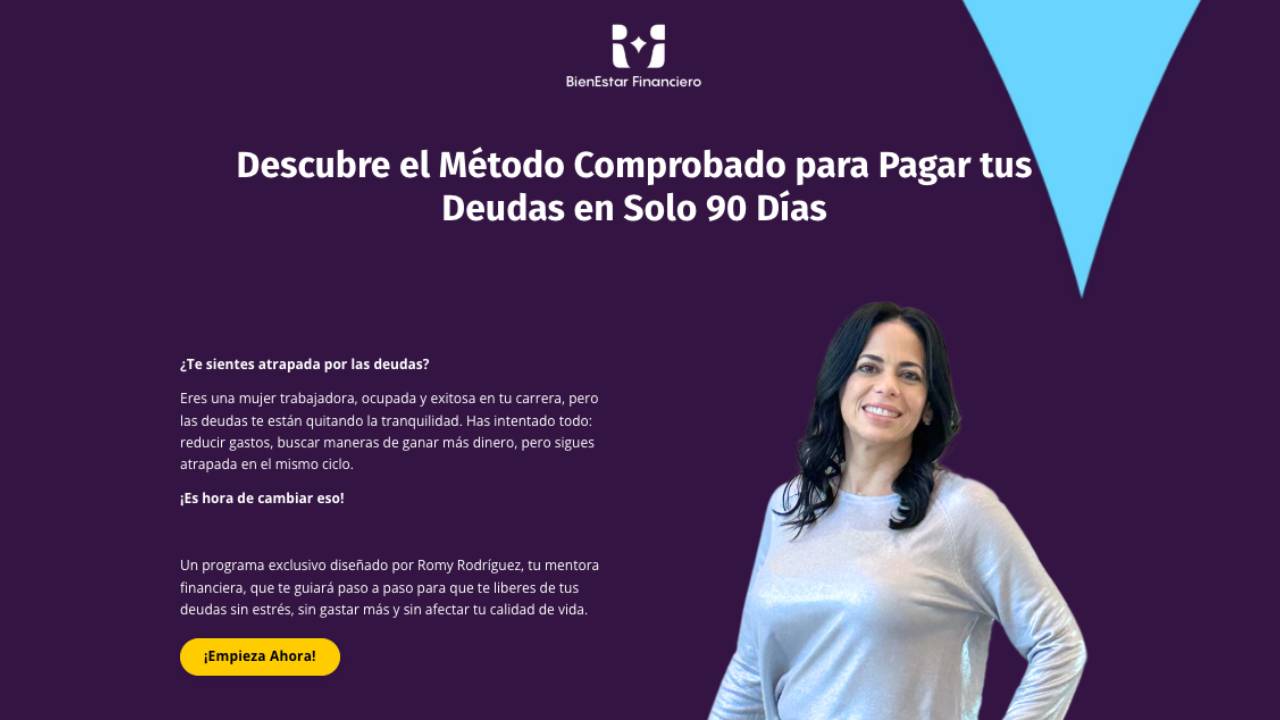 Cómo pagar deudas en 90 días" con Romy Rodríguez
