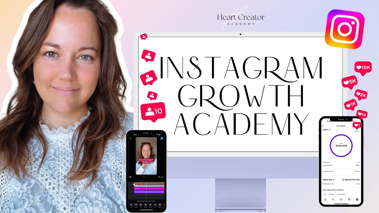 Instagram Growth Marketing Sarah Heart Creator Go Viral Grow Followers