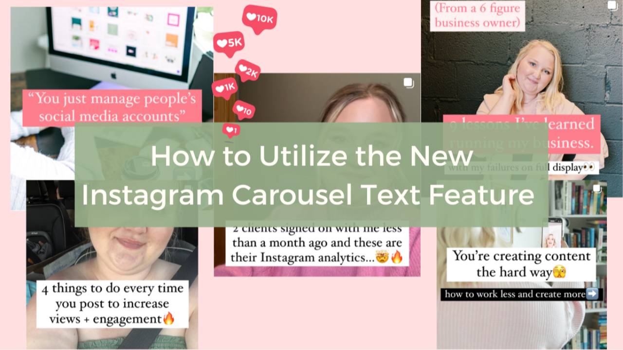How to Utilize the New Instagram Carousel Text Feature