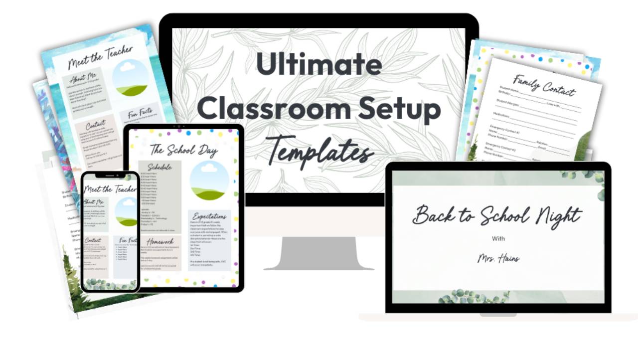 Classroom Setup Bundle