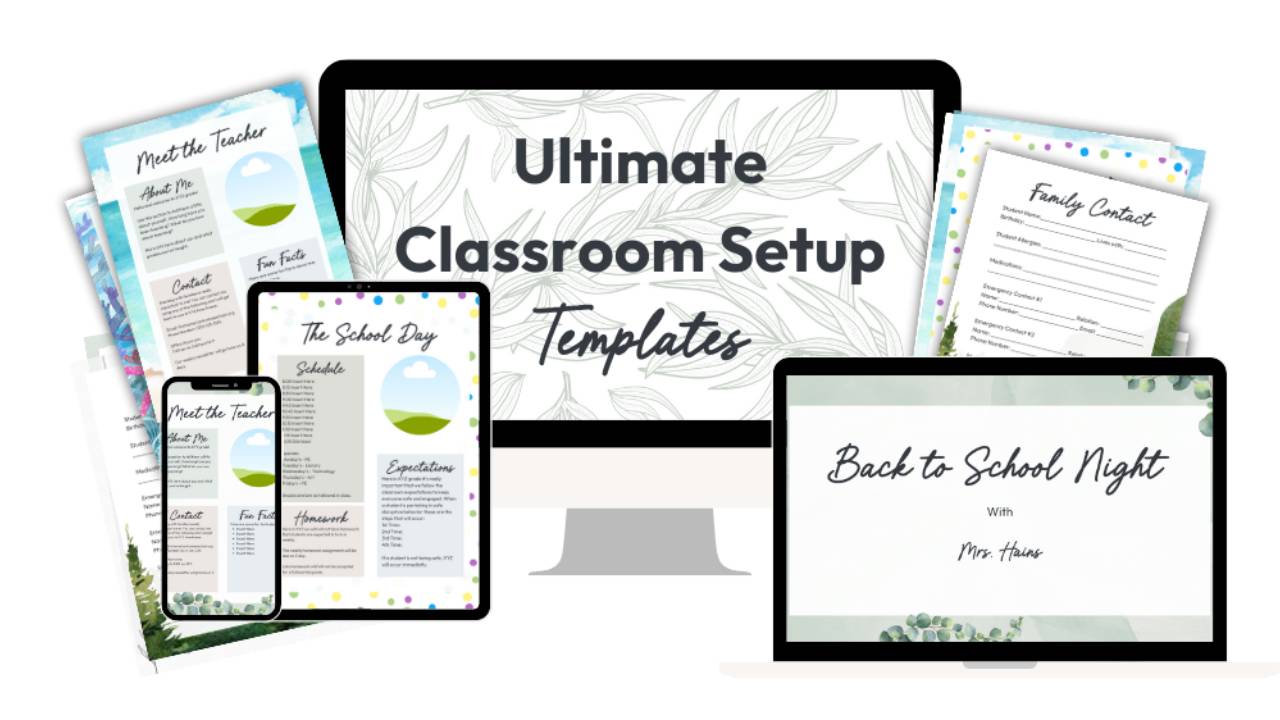 Classroom Setup Bundle