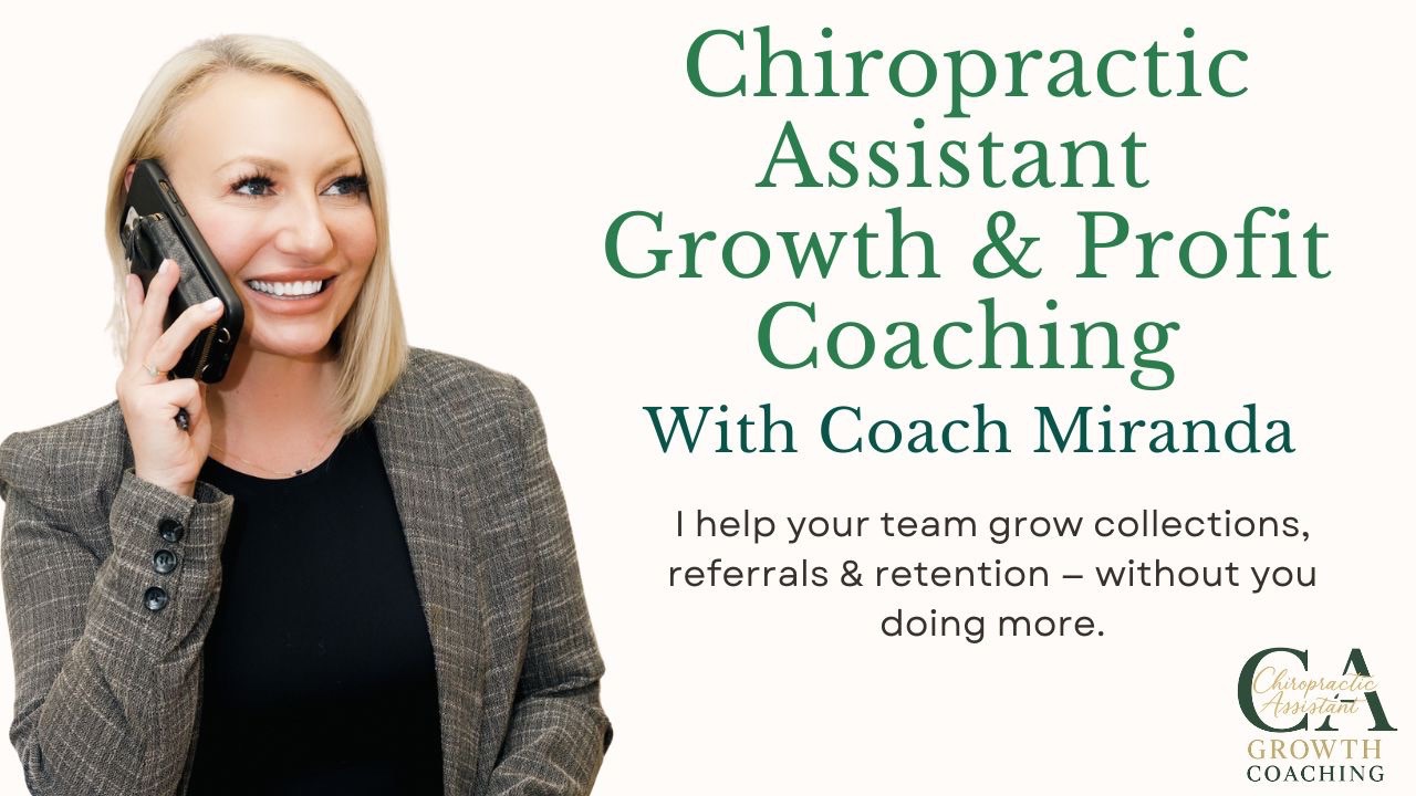 Coach Miranda | Chiropractic Assistant Training & Coaching