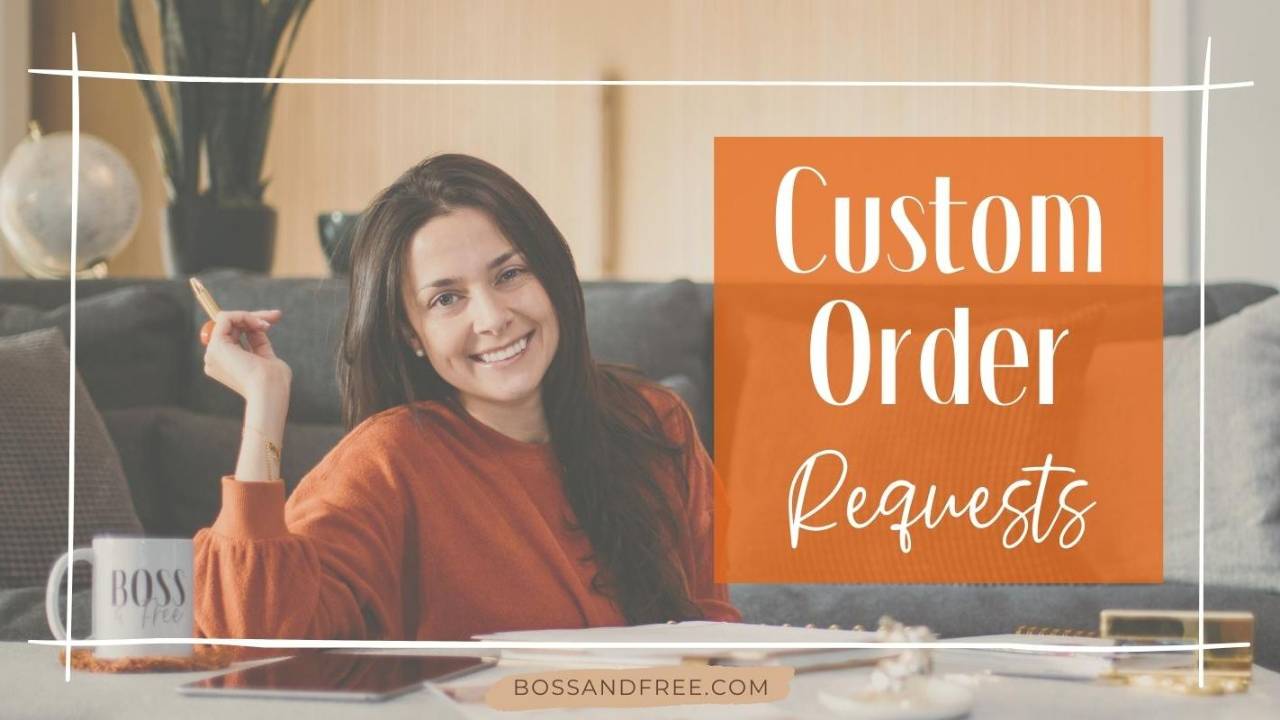 How to manage custom order requests on Etsy