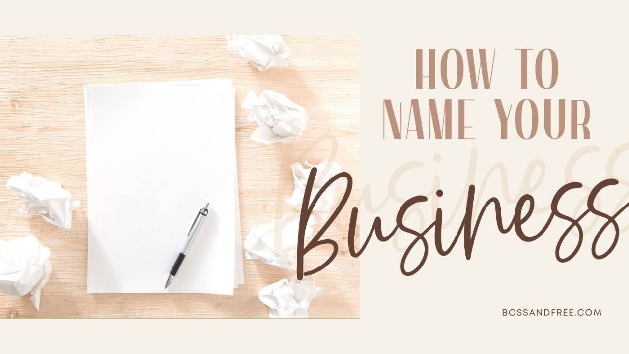 How to name your small business - 3 tips to name your new online shop!