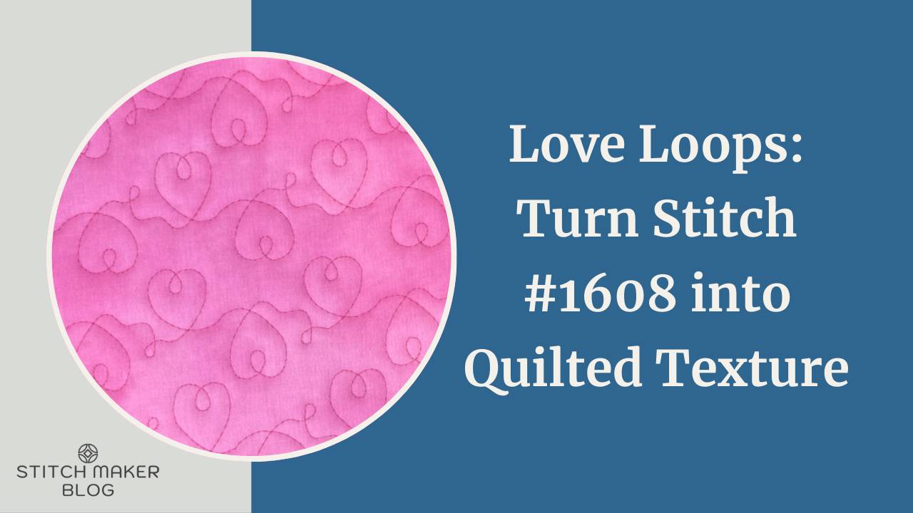 Love Loops Quilted Background Design