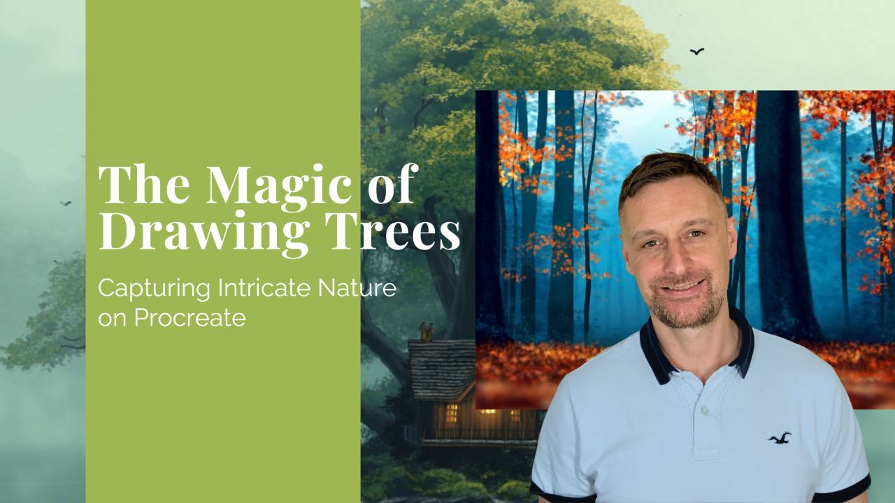 The Magic of Drawing Trees: Capturing Intricate Nature on Procreate