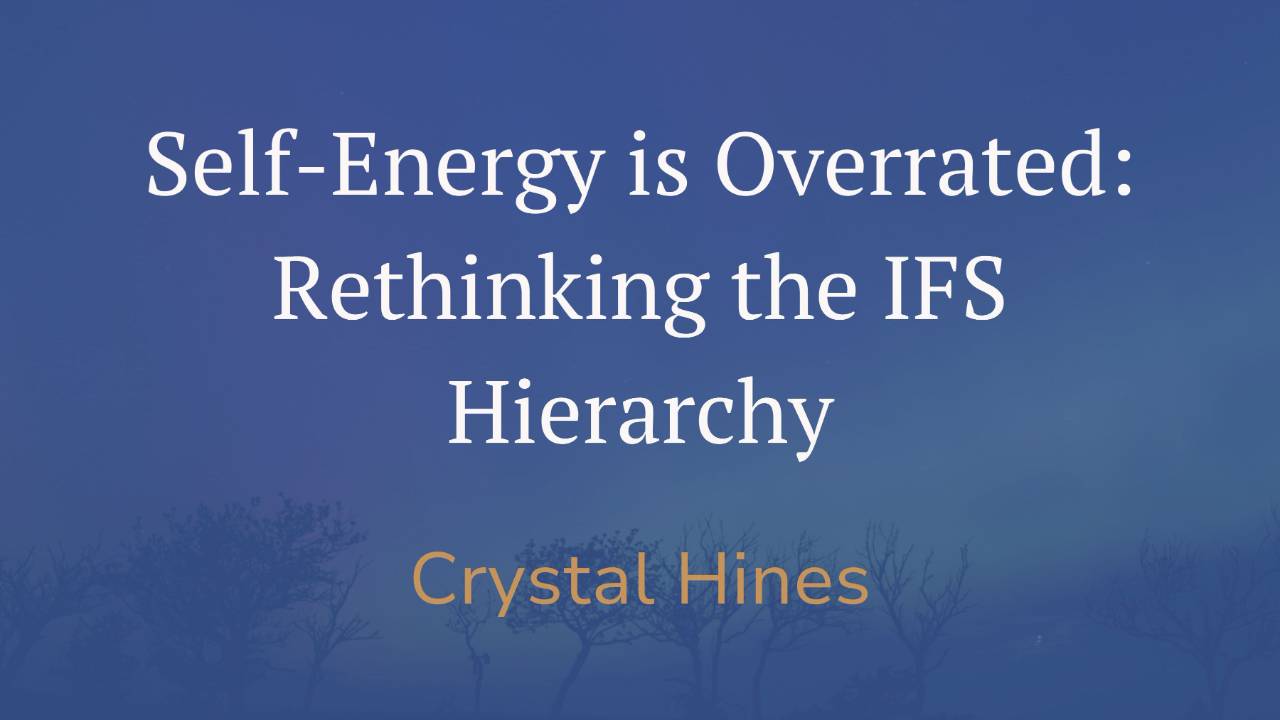 Self-Energy is Overrated: Rethinking the IFS Hierarchy