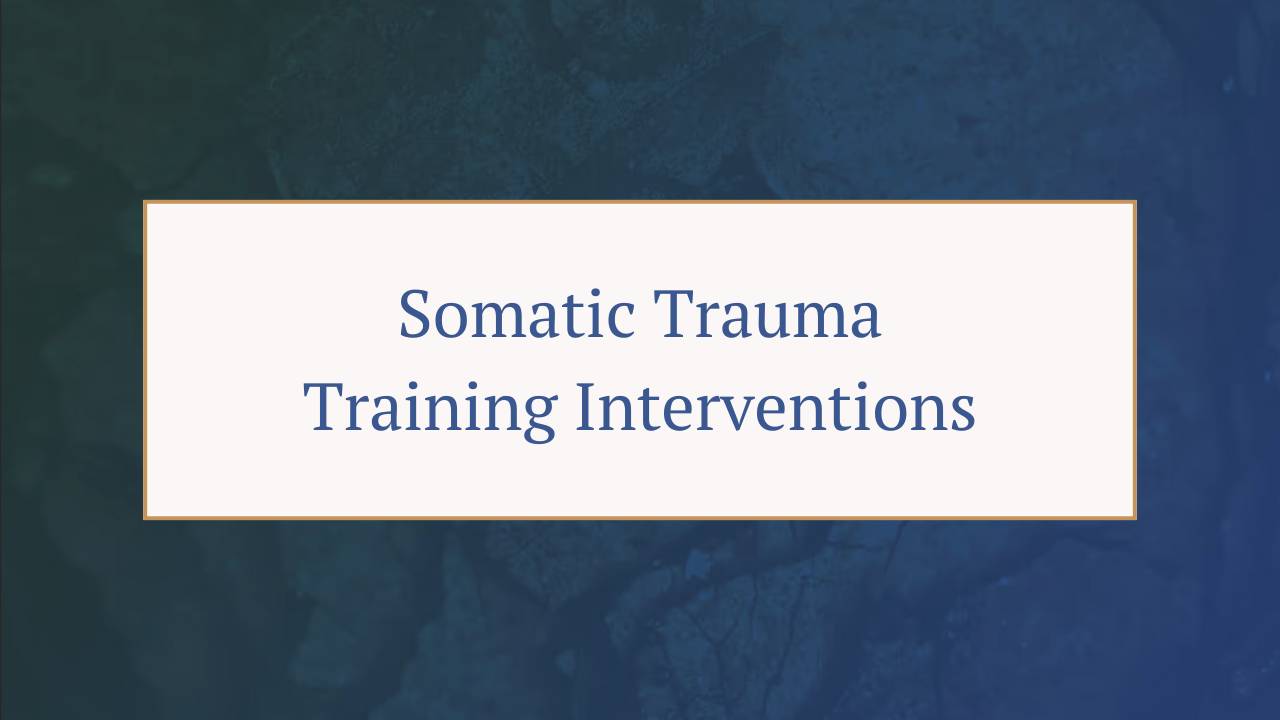 Somatic Trauma Training Interventions