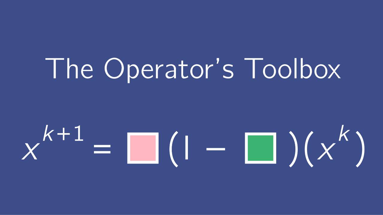 The Operator's Toolbox