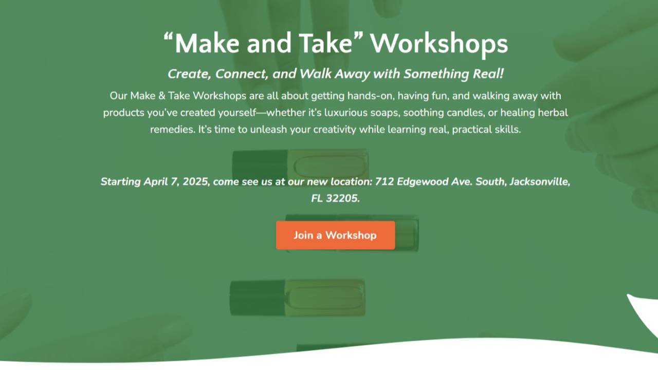 Make and Take Workshops