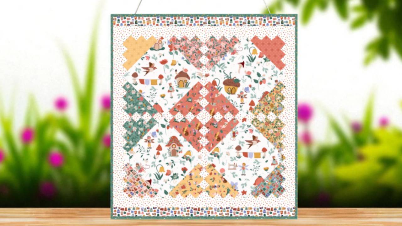 Strawberry Patch Mini Quilt - July’s 50% Off Pattern