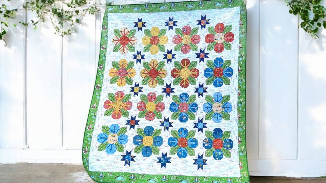 Bloom Where You Are Planted: A Quilt Rooted in Beauty and Growth