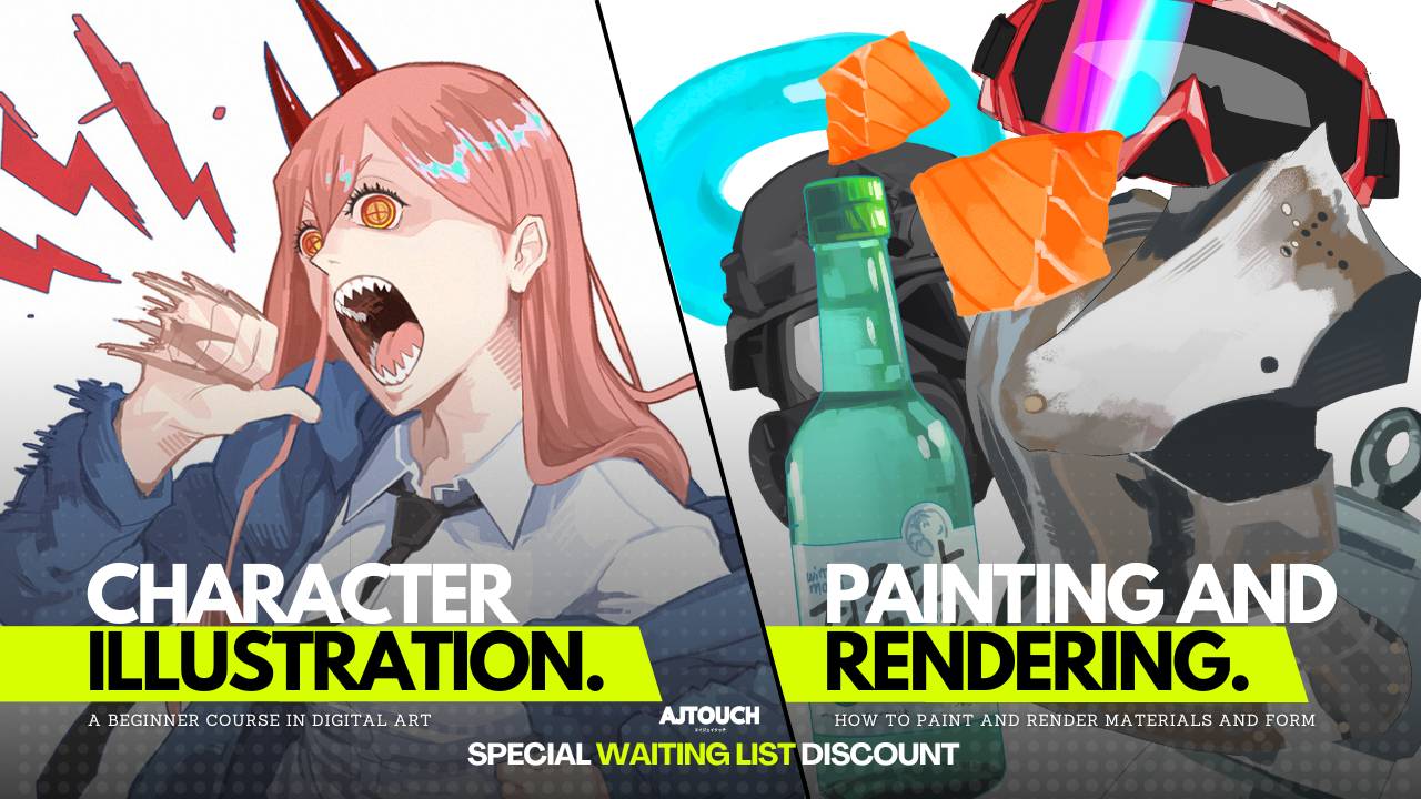 Bundle: Character Illustration + Digital Painting & Rendering