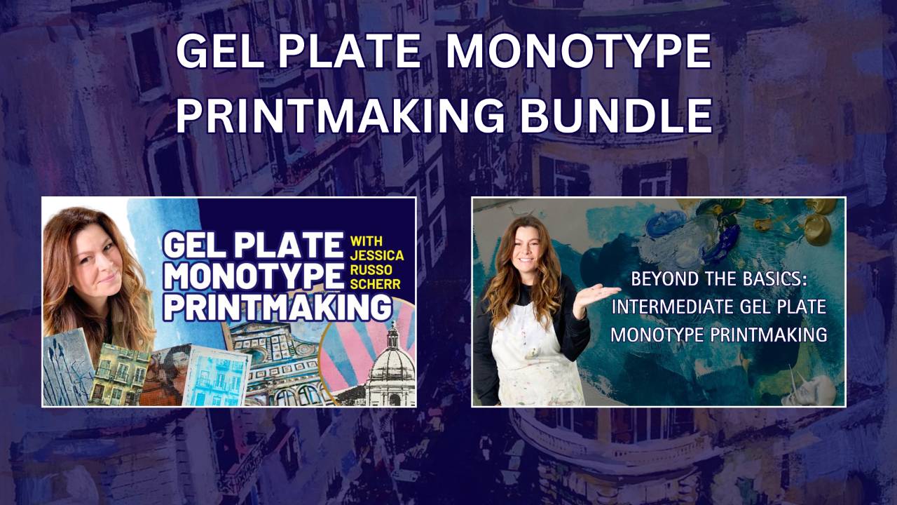 Gel Plate Monotype Printmaking Courses: From Basics to Beyond