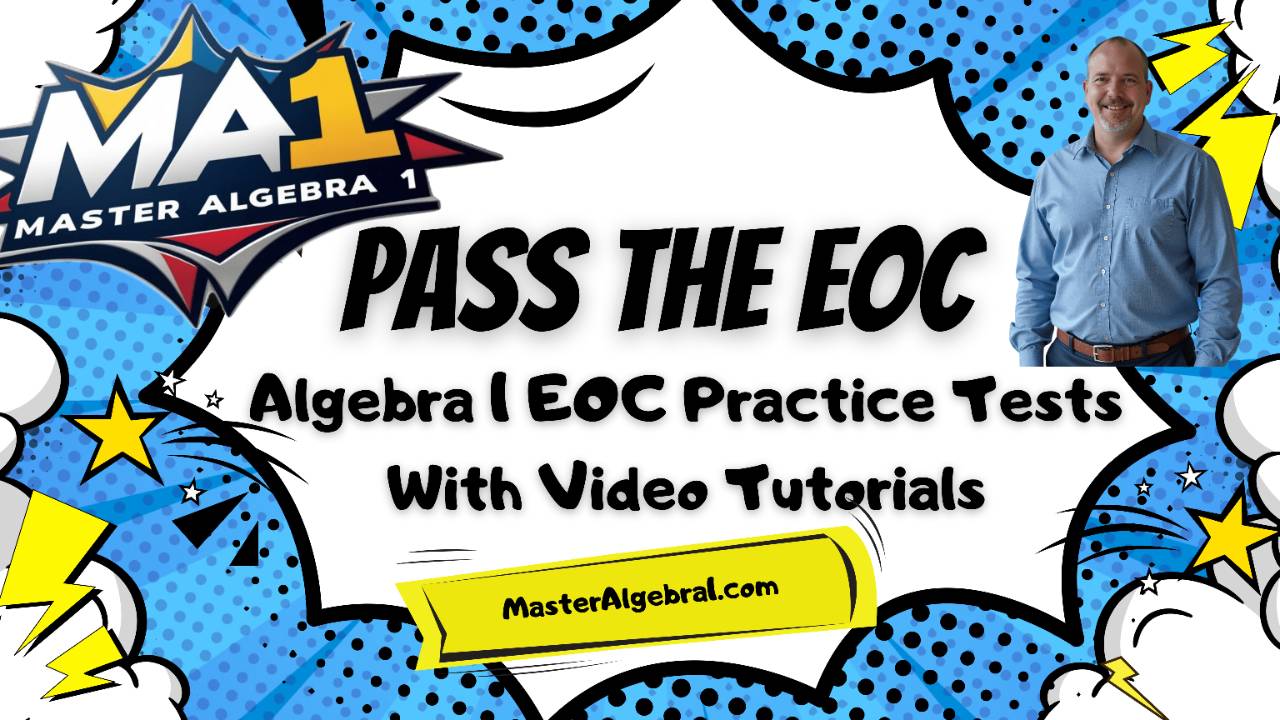 How do you pass the Algebra 1 EOC?