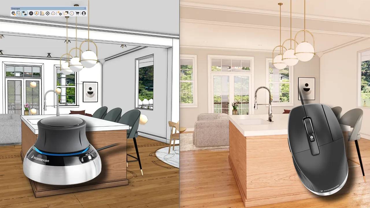 How 3Dconnexion’s SpaceMouse® Makes SketchUp Smoother and Smarter
