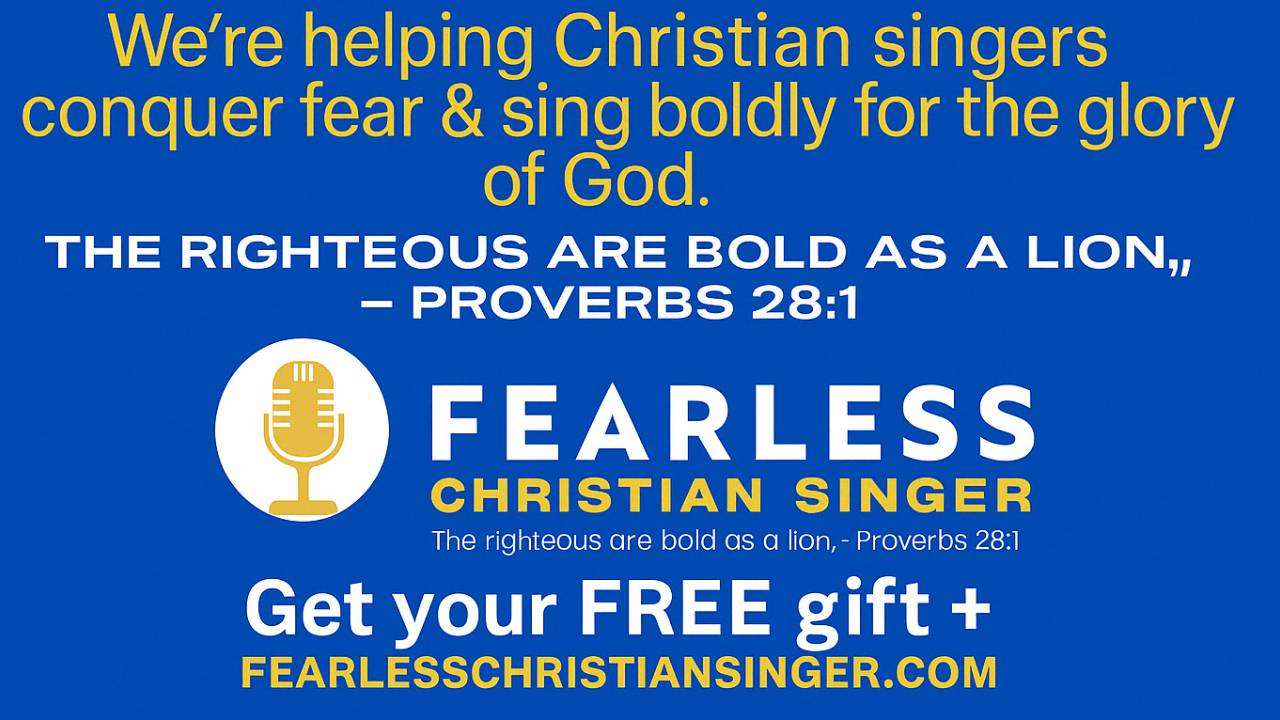 Fearless Christian Singer Find Your Voice And Conquer Stage Fright
