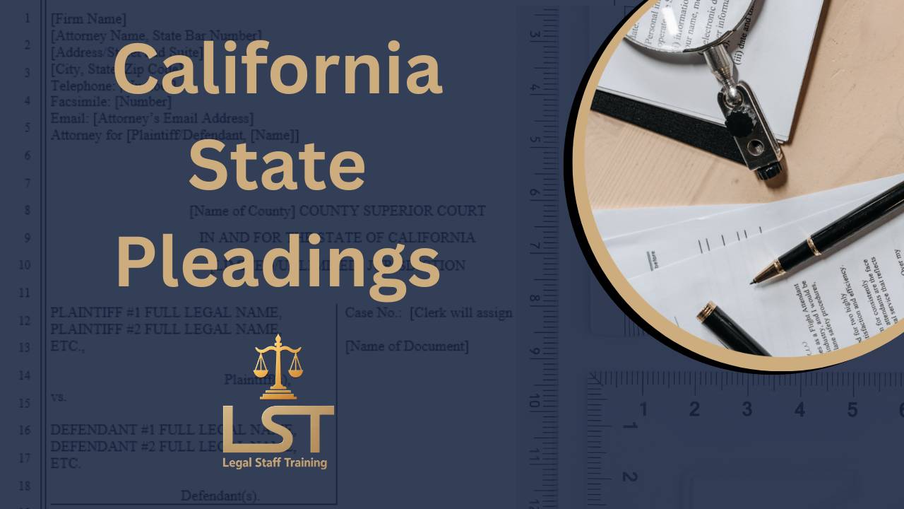 California-Compliant Pleadings: A Quick Formatting Guide
