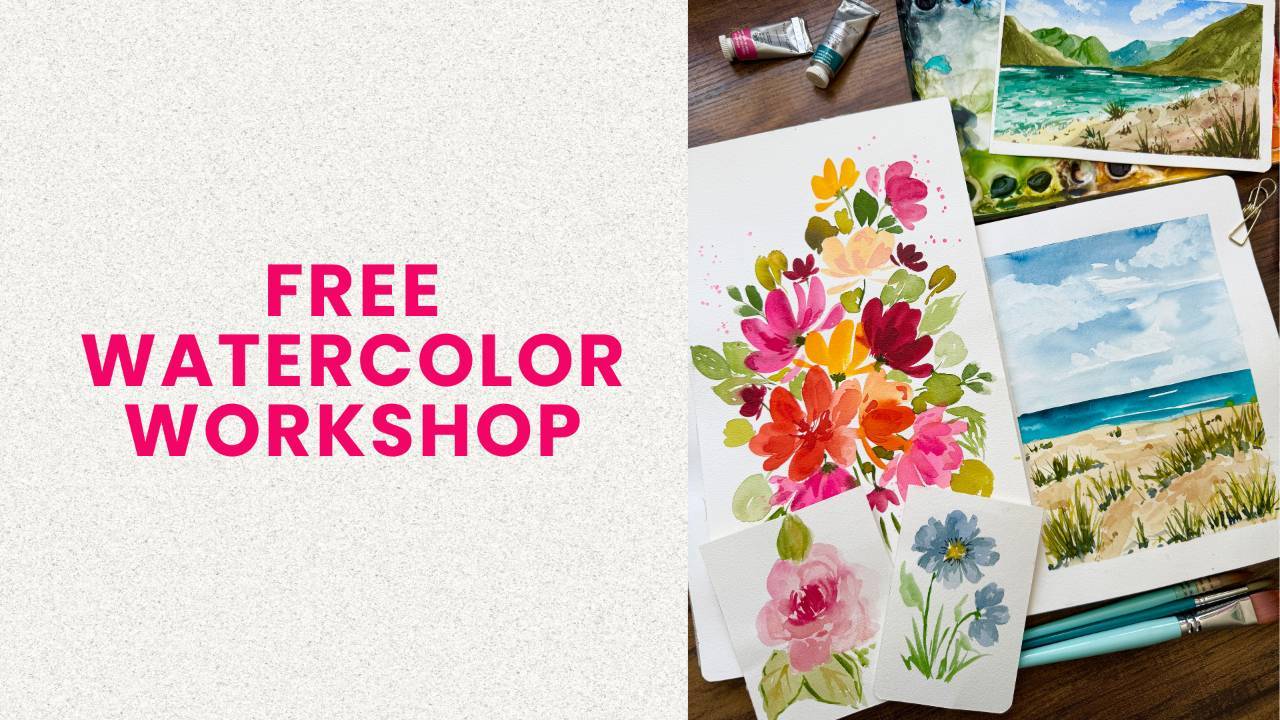 Expressive Watercolor and Mixed Media Paintings