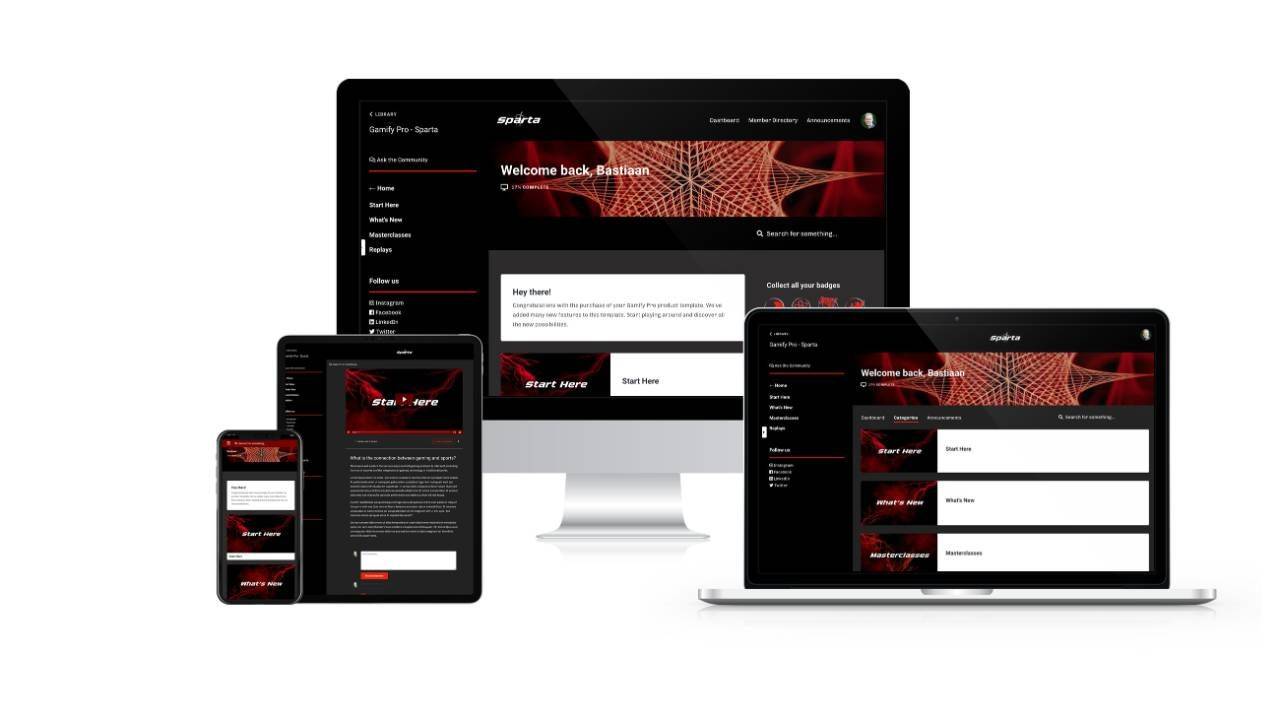 Demo Page - Gamify Pro Momentum - Sparta