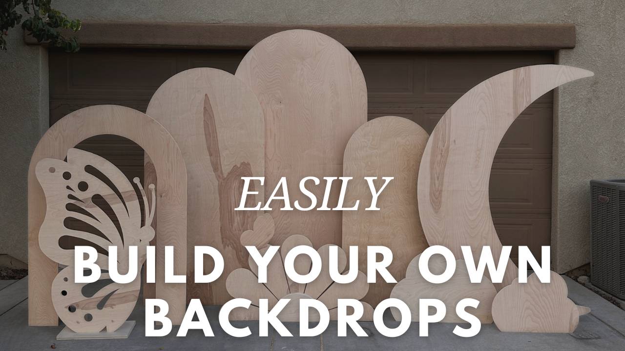 Woodshop Box Studio custom events backdrops and decorations