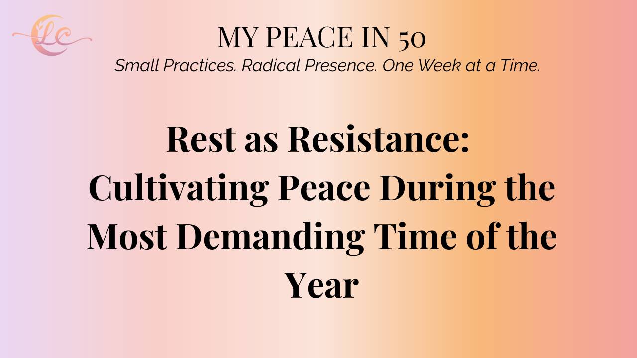 Rest as Resistance