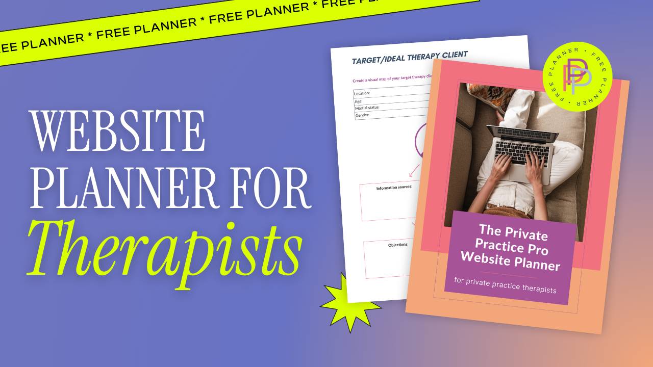 Free Website Planner for Therapists | Build with Clarity