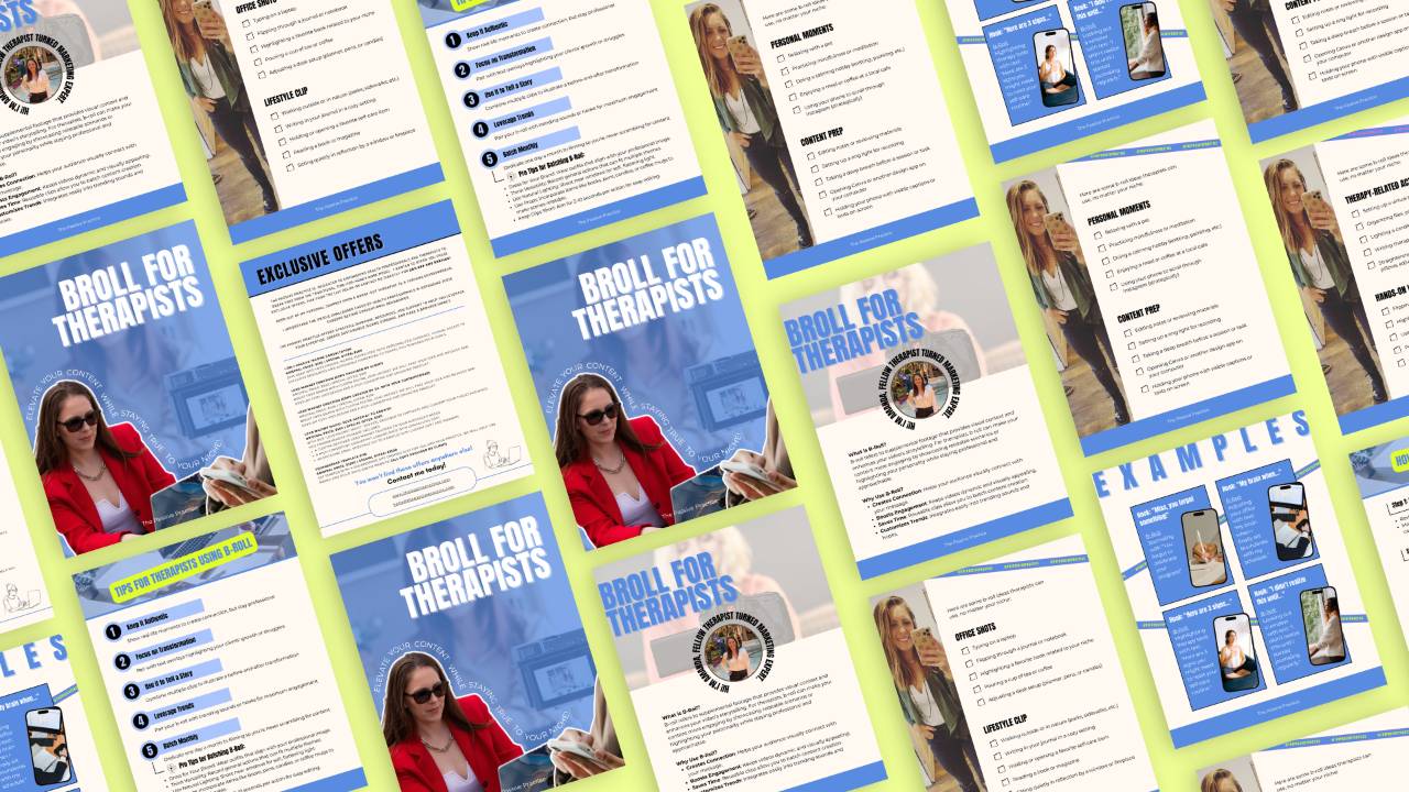 Free B-Roll Video Bundle for Therapists | The Passive Practice