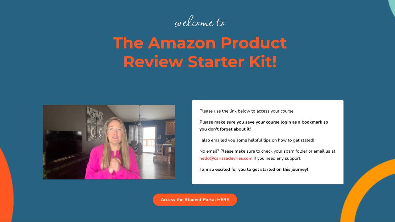 Amazon Starter Kit Student Welcome
