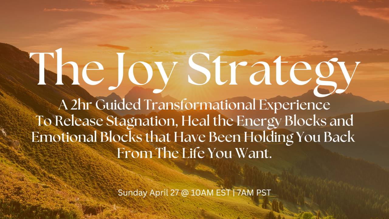 The Joy Strategy: Good things don't only come the hard way