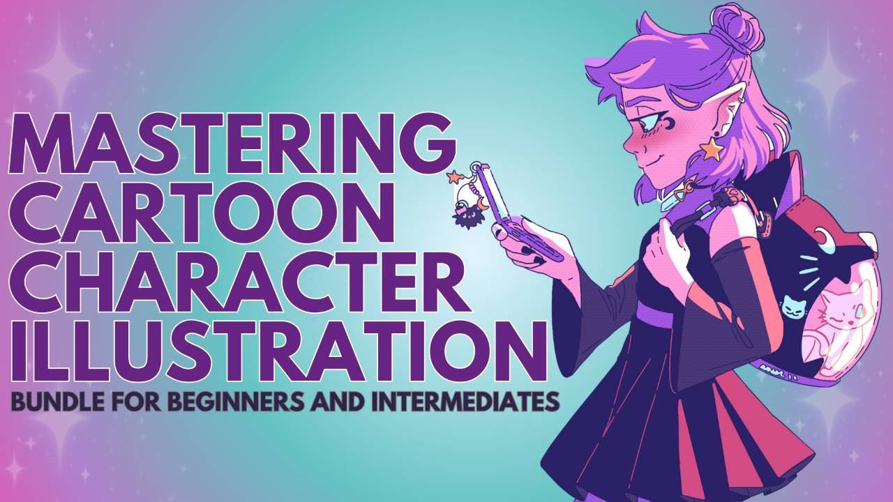 Mastering Cartoon Character Illustration (Anatomy and Coloring)