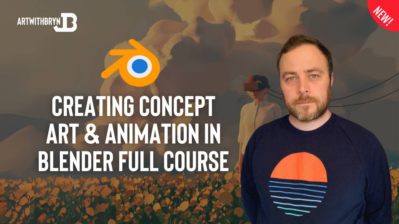 Create 3D Concept Art & Animations in Blender - Complete Course