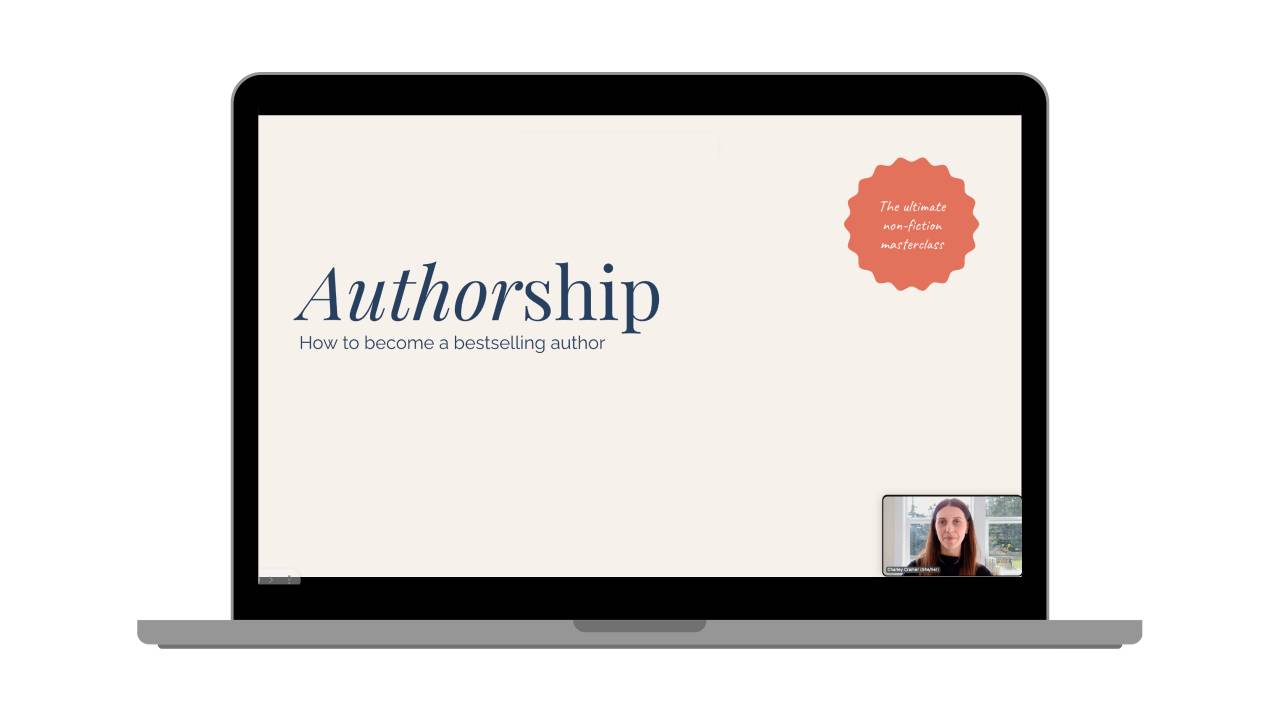 Authorship Masterclass: How to write a nonfiction book