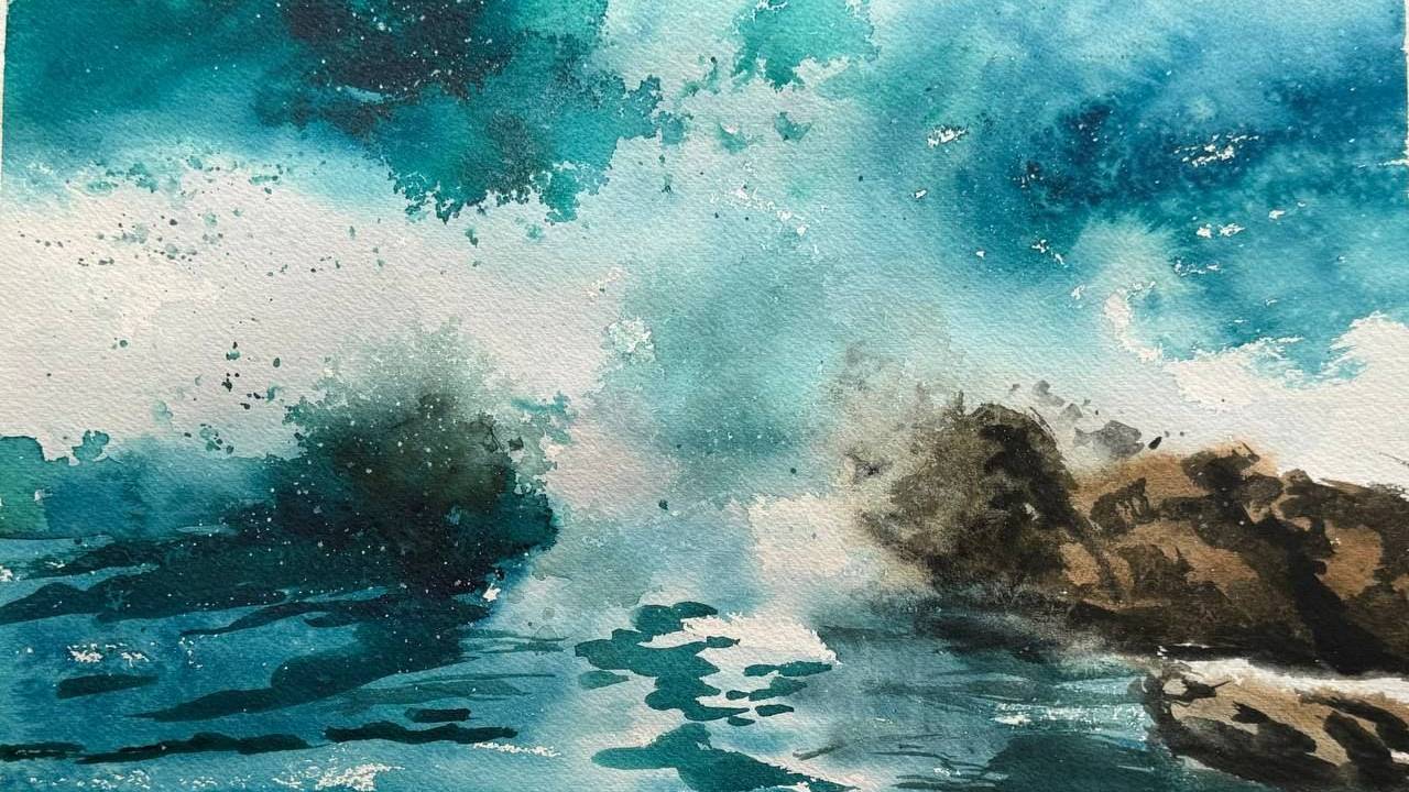 Free Watercolor Demo – Expressive Seascapes with Inna Nagaytseva