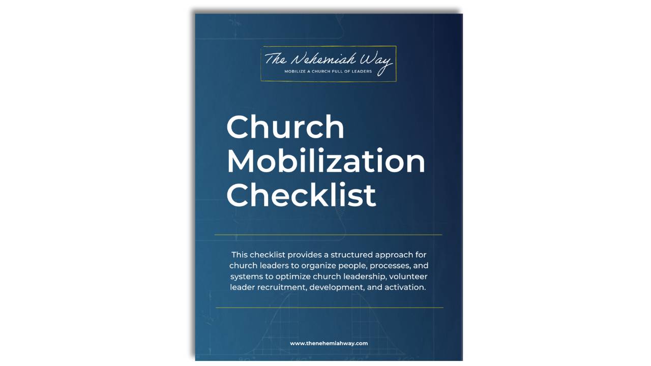 Church Mobilization Checklist