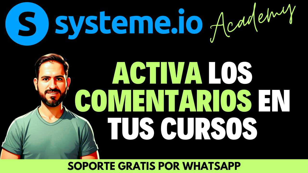 ¡Cómo añadir una sección de comentarios a tu curso!