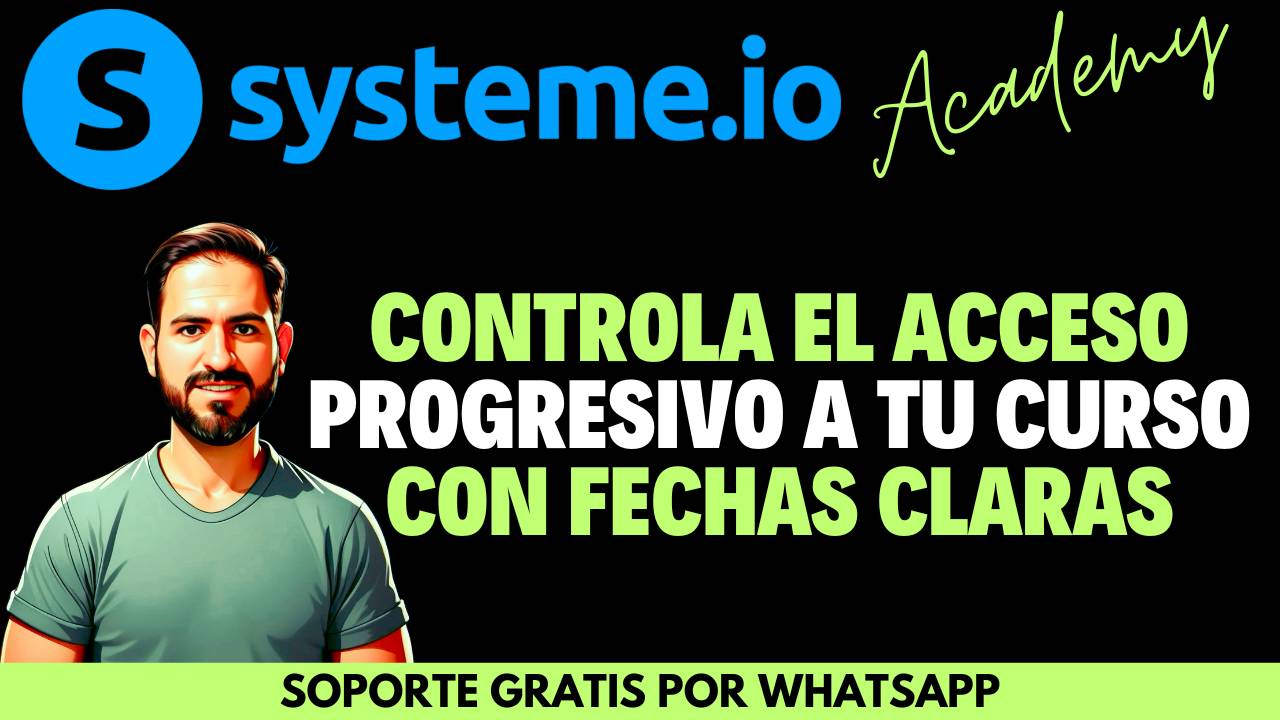 📅Fechas de acceso para el contenido de un curso con acceso progresivo
