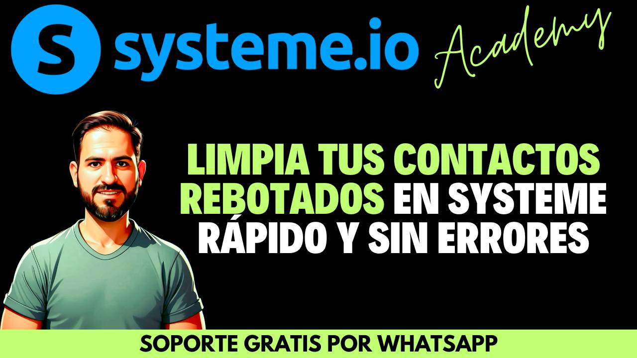 Cómo eliminar a los contactos rebotados en Systeme