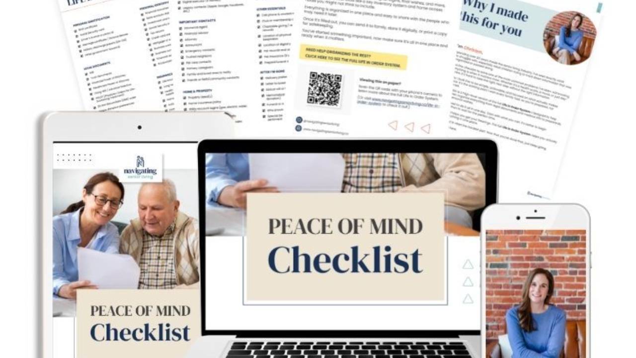 Free Checklist to Organize Info for Aging Parents