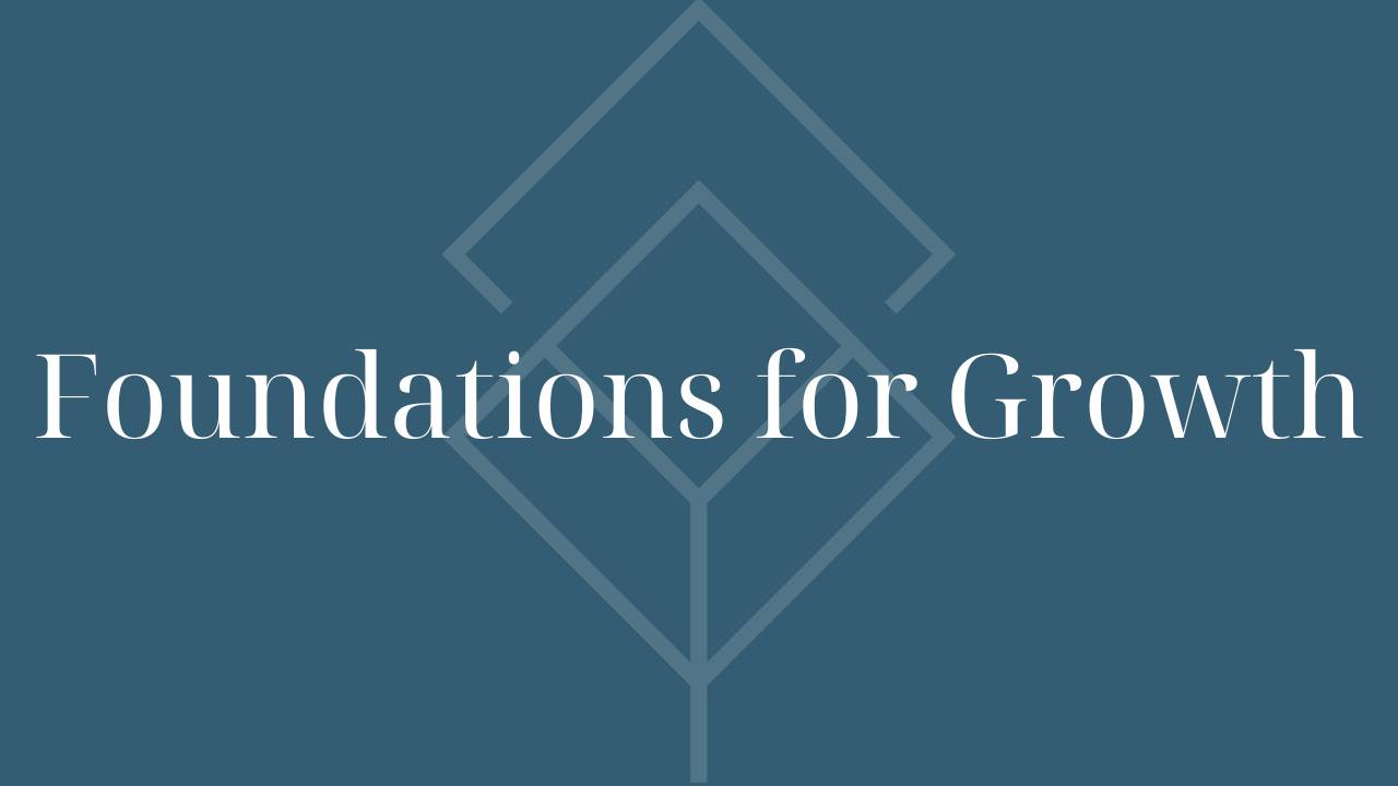 Foundations for Growth