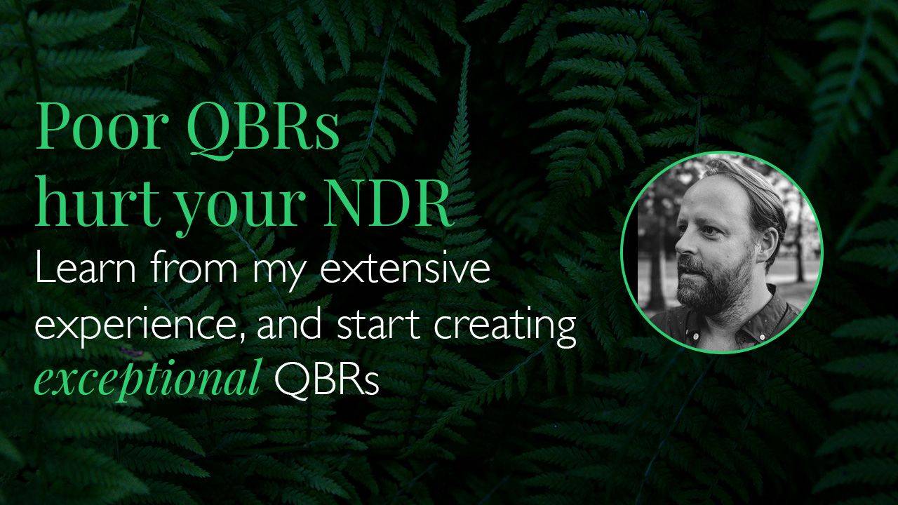 The anatomy of an effective QBR