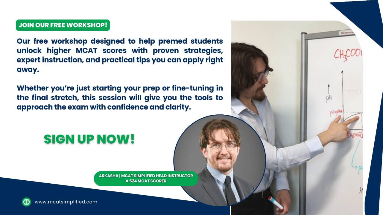 Free MCAT Workshop | Learn Proven 516+ Strategies