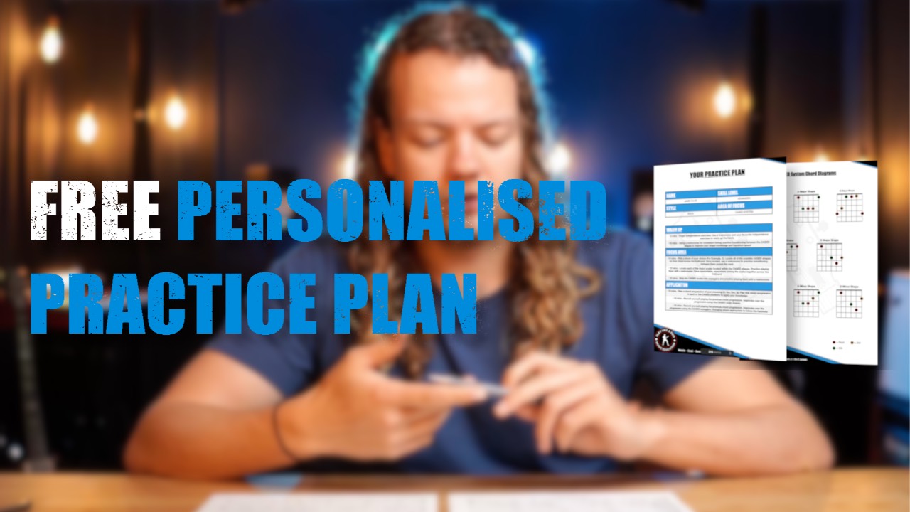 Free Personalised Guitar Practice Plan | Structured Learning Roadmap