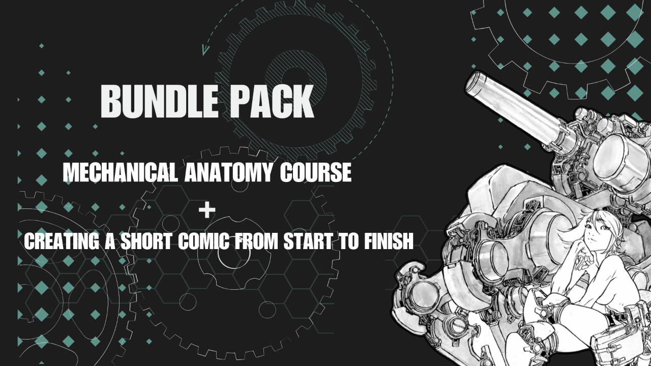 Bundle Pack: Mechanical Anatomy + Creating a Short Comic